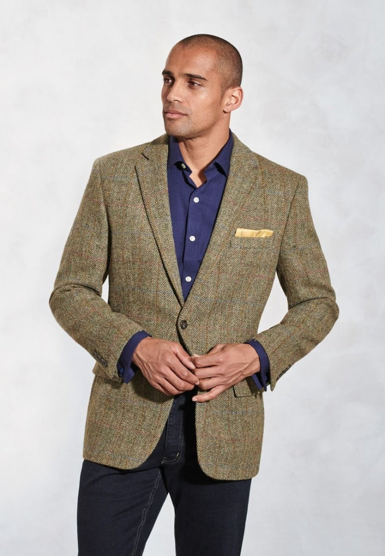 Regular Fit Stromay Harris Tweed Jacket – Rufford's